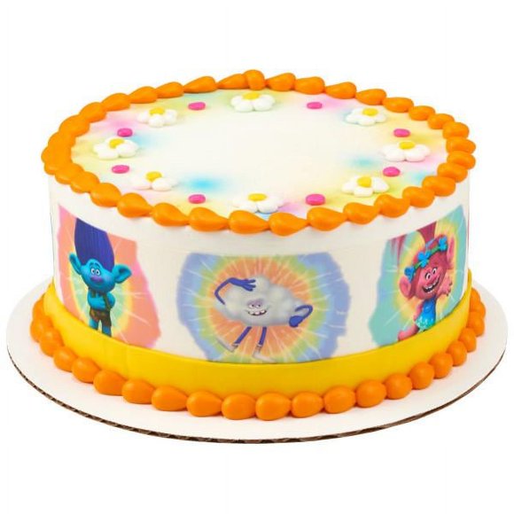 Trolls Edible Cake Topper