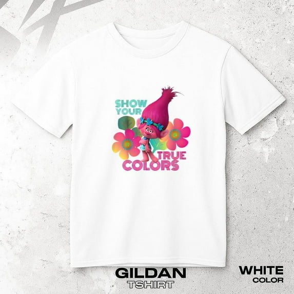 DreamWorks Trolls Show Your True Colors Funny Animated Movie Unisex T ...