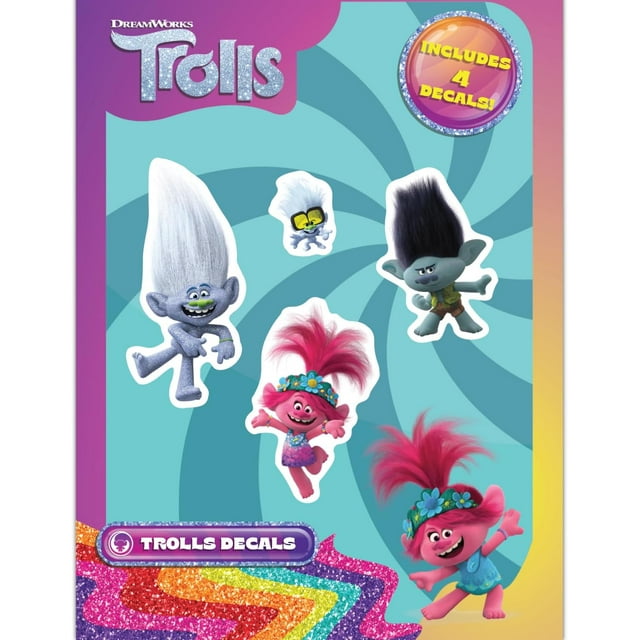 DreamWorks Trolls Vinyl Decals - Guy Diamond Poppy Branch Tiny Diamond ...