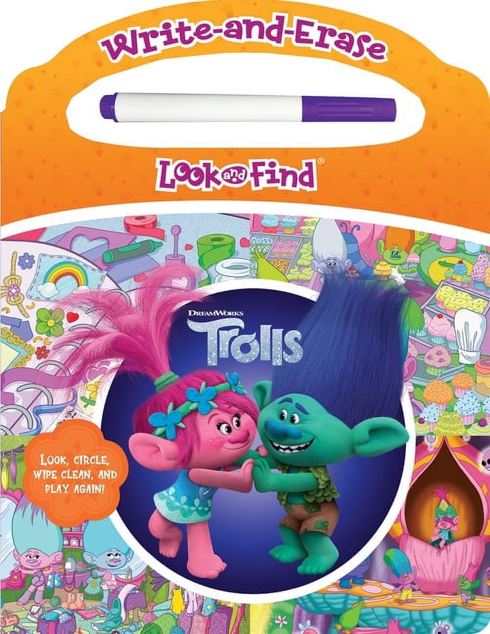 DreamWorks Trolls World Tour: Look and Find (Board Book) - Walmart.com