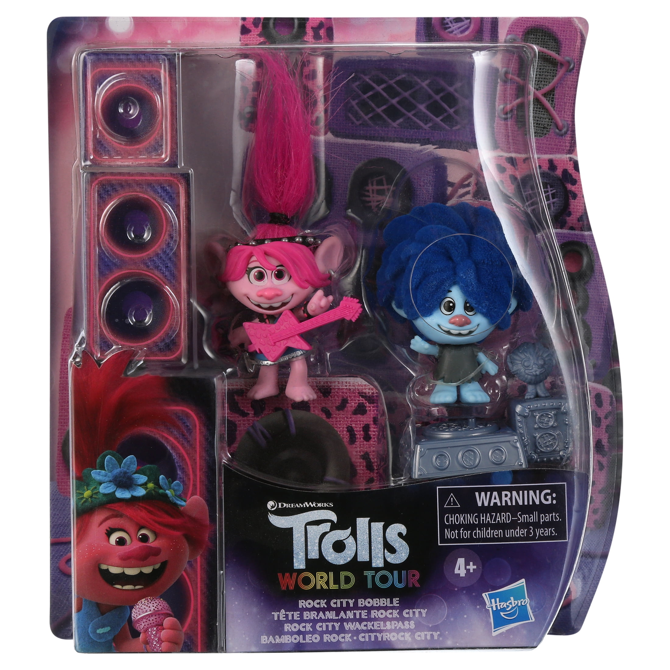 DreamWorks Trolls World Tour Rock City, Poppy and Hard Rock Kid ...