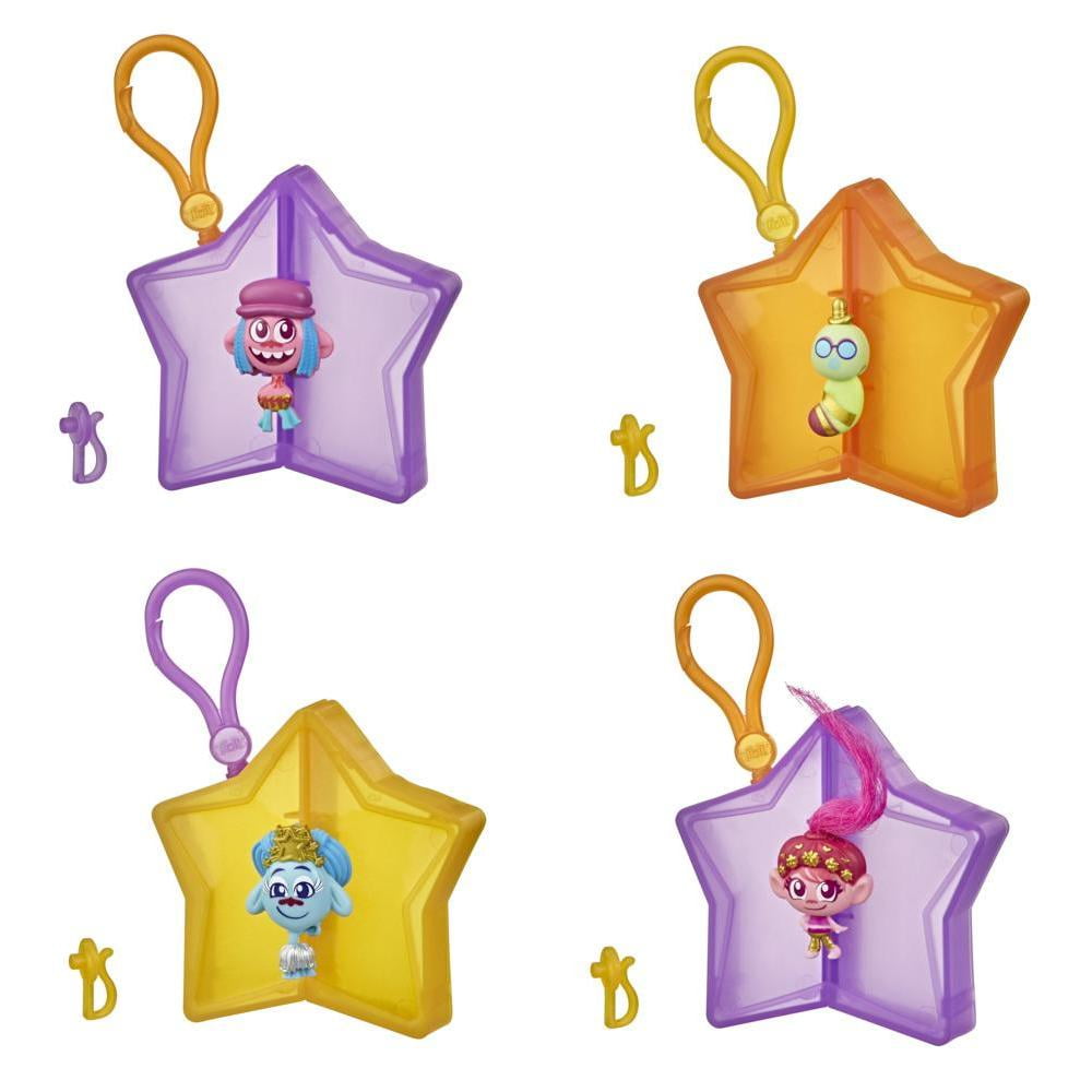 DreamWorks Trolls World Tour Tiny Dancers Surprise 4 Pack Series 4, 4 ...