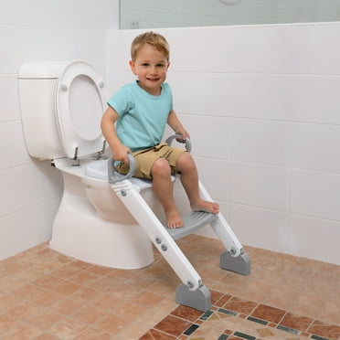 Mommy's Helper Padded Potty Seat with built in ladder non-slip step ...