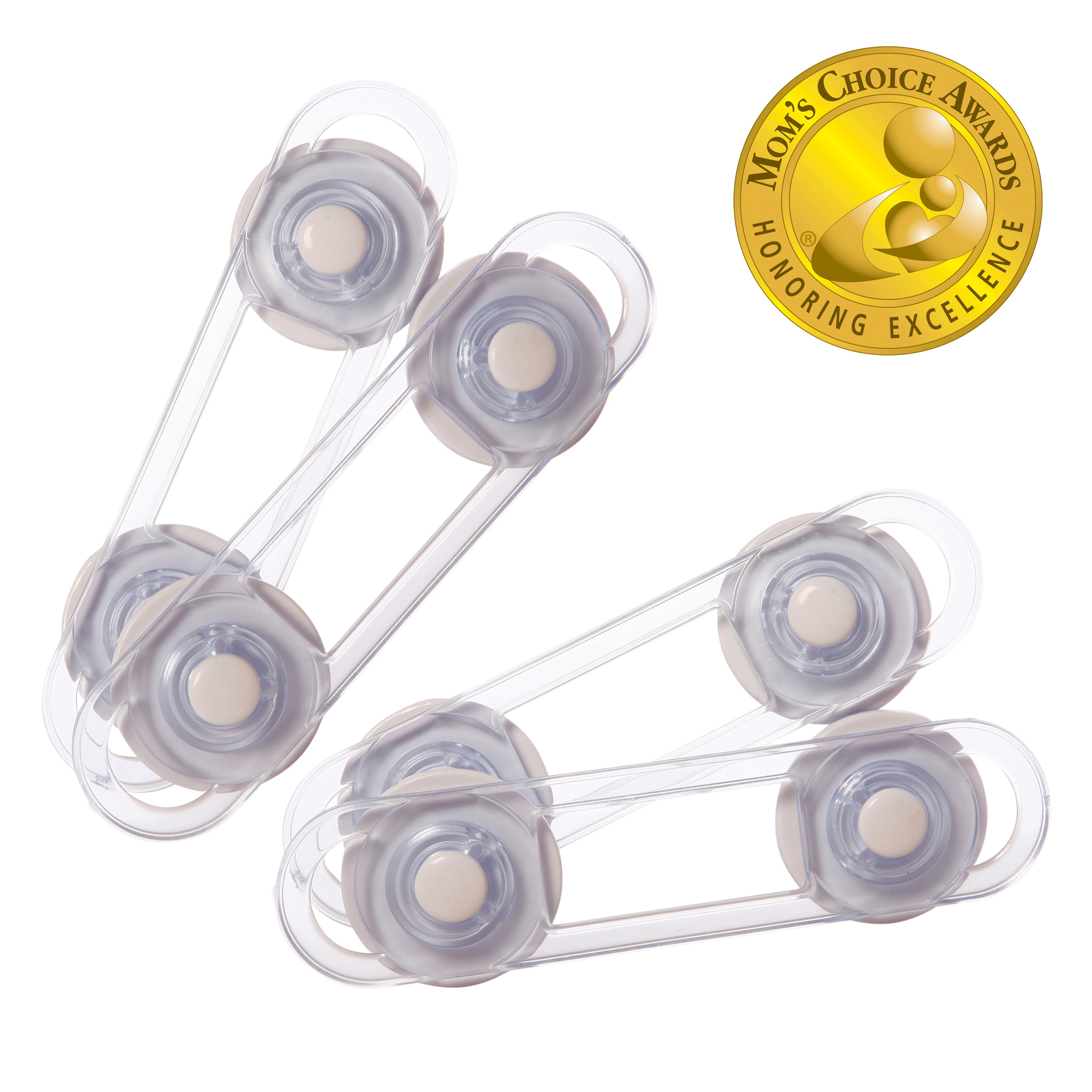 Dreambaby Flexible Mini Multi-Purpose Latches, White and Clear ...