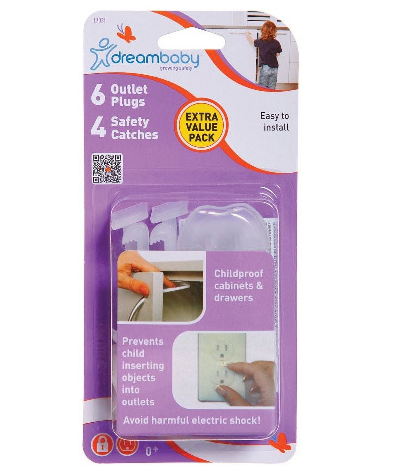 Dreambaby Outlet Plugs, Clear, Ages 0+ Baby, Toddler, Child Safety ...
