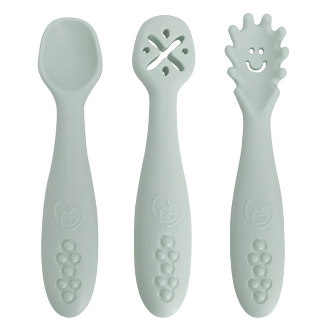 Dreambaby Scoop Mash and Twist Silicone Baby Spoon Set - 3 Stage ...