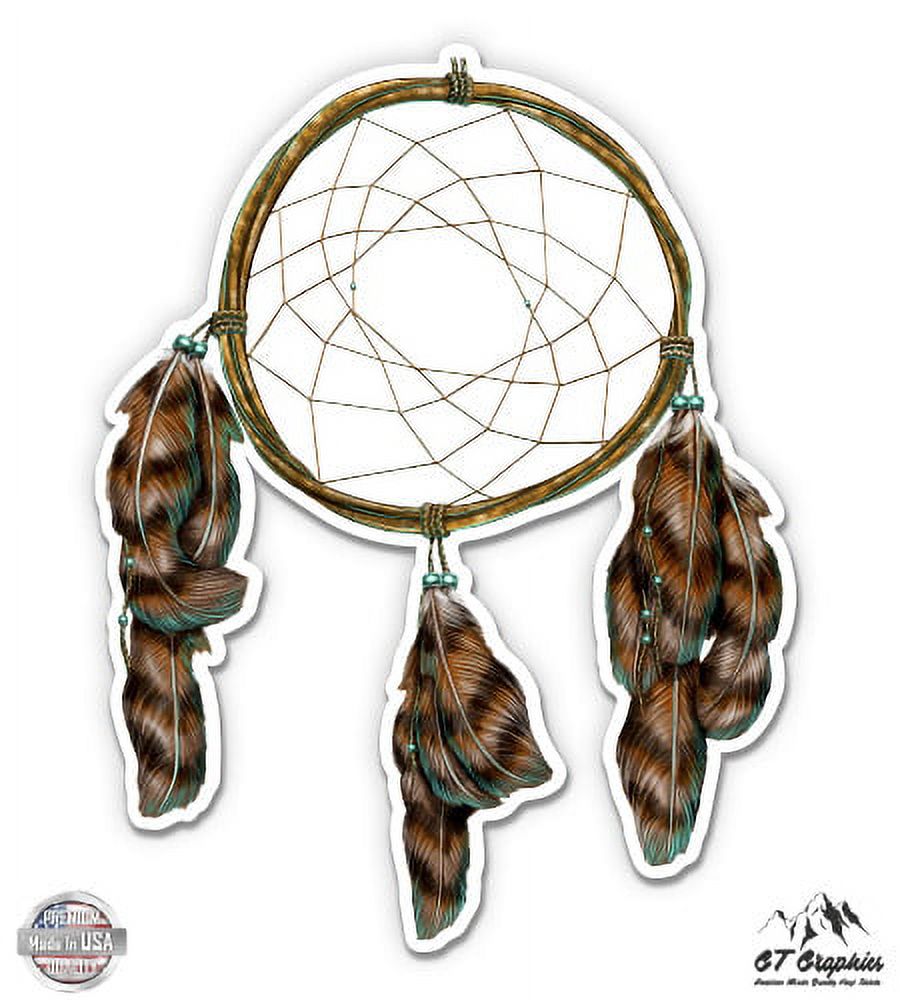 Dreamcatcher Dream Catcher - 8" Vinyl Sticker - For Car Laptop I-Pad ...
