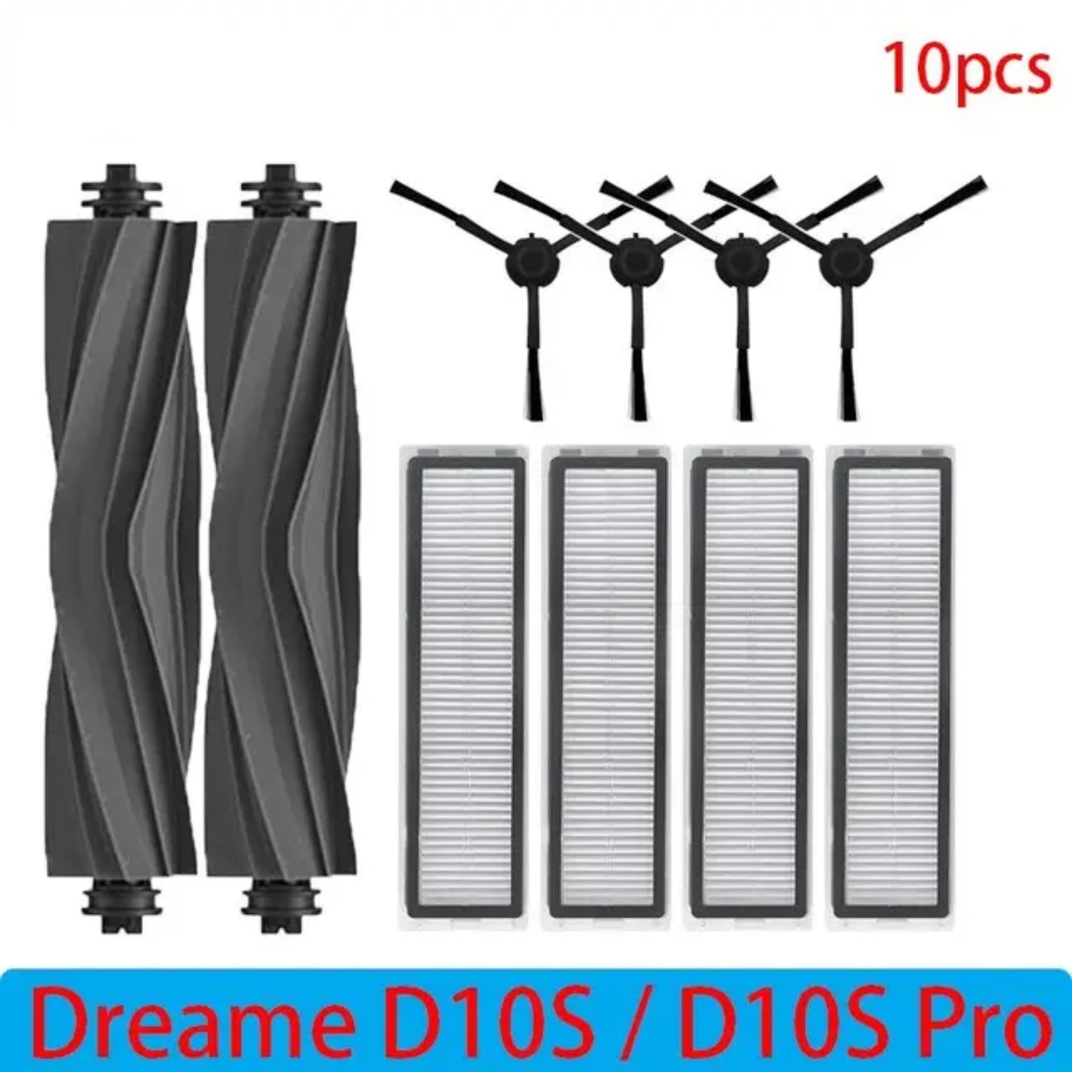 Dreame D10s / D10s Pro Accessories Robot Vacuum Cleaner Main Side Brush ...