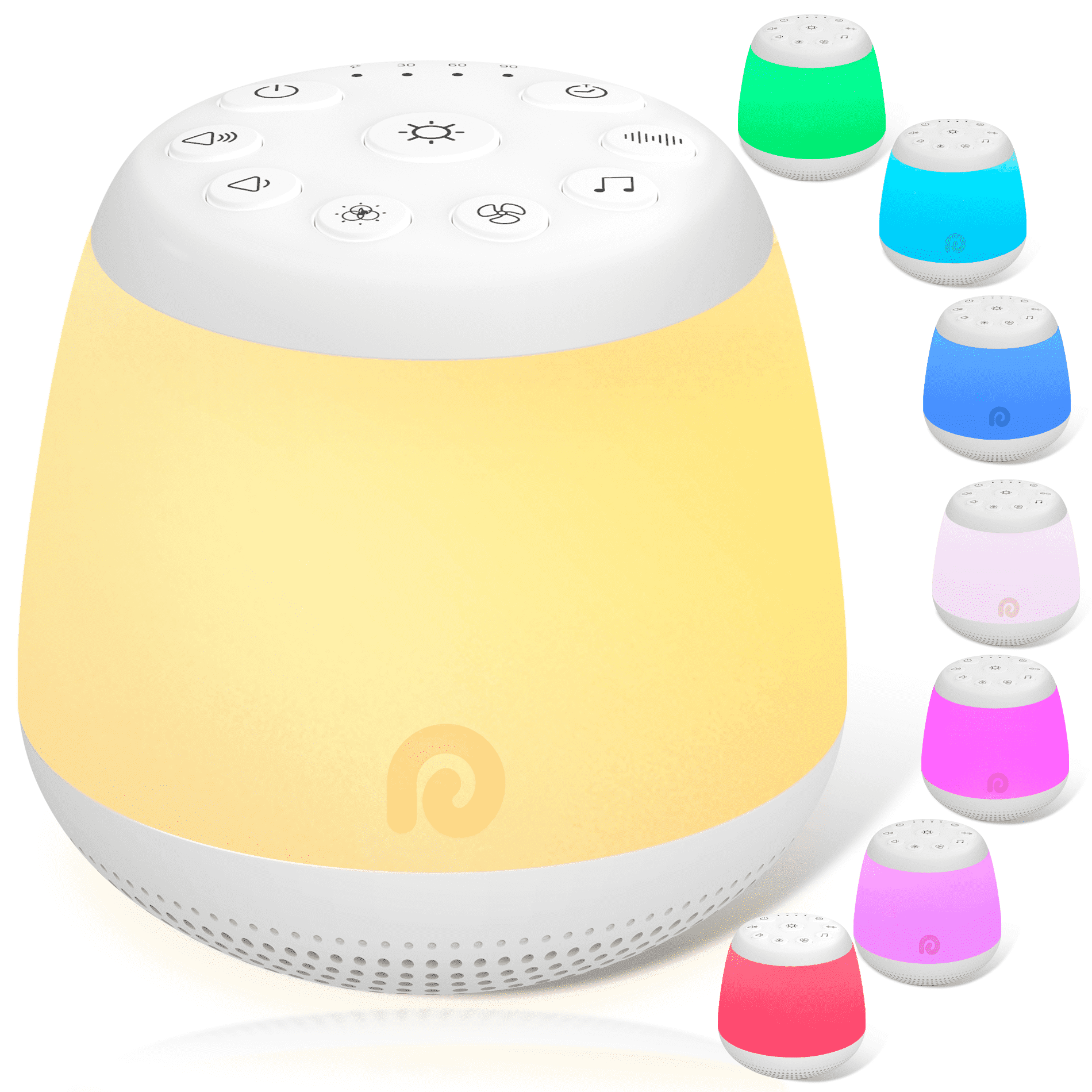 Dreamegg White Noise Sound Machine for Baby Adults Sleep with 8 Night ...