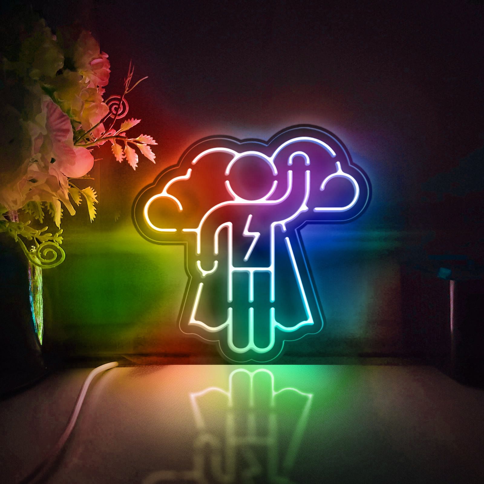 Dreamer Led Light Box, Dimmable Neon-Like Light Signs USB Power for Wall Decor Bedroom ...