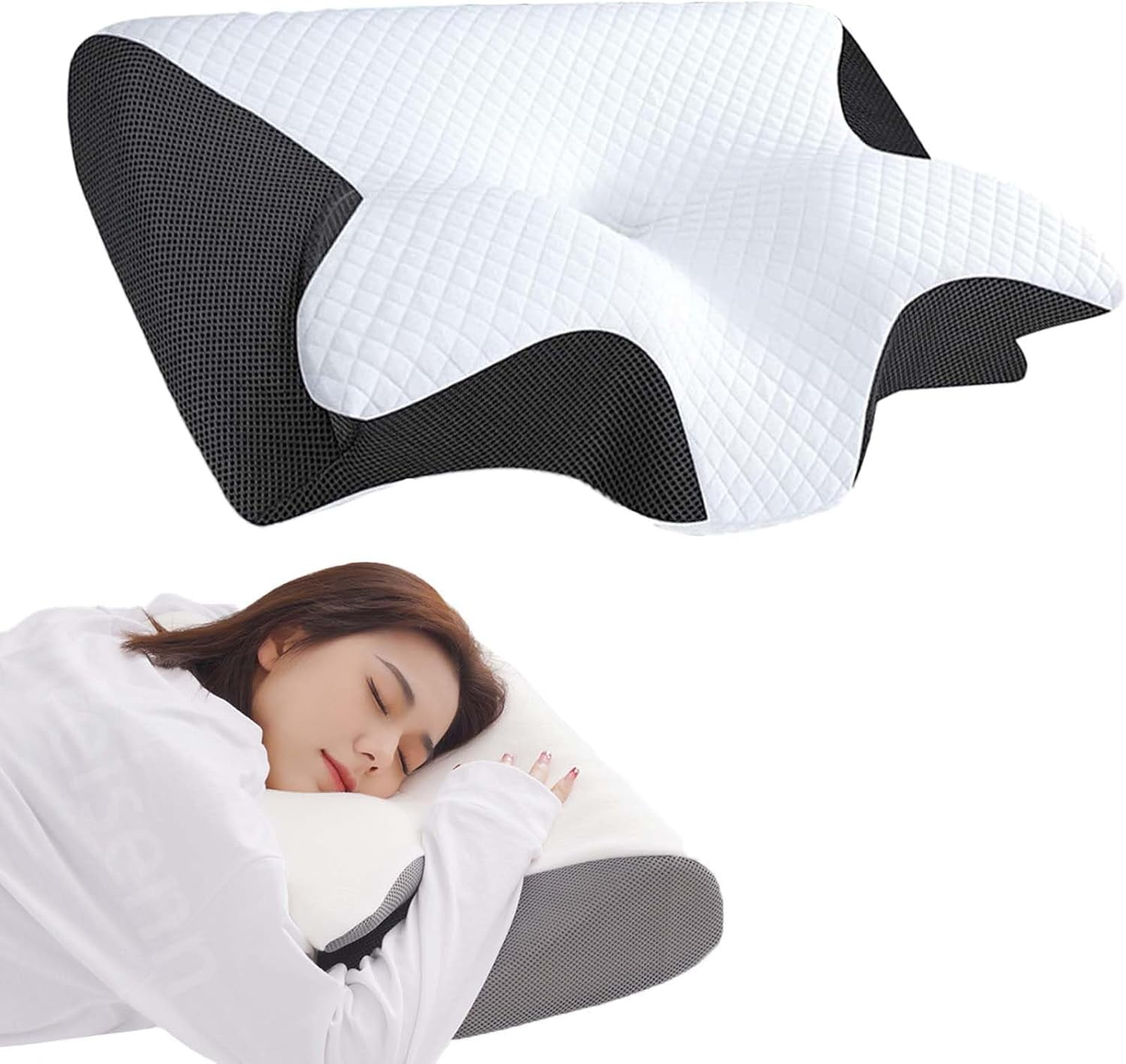 Dreamers Relief Pillow Side Sleeper,Dreamers Real Pillow for Neck Pain ...