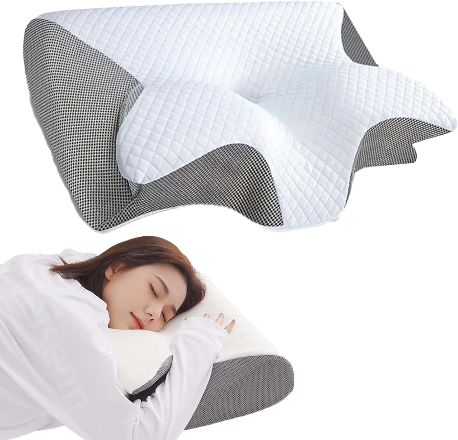 Dreamers Relief Pillow Side Sleeper,DreamersReal Pillow for Neck Pain Relief,Dreamers Global ...
