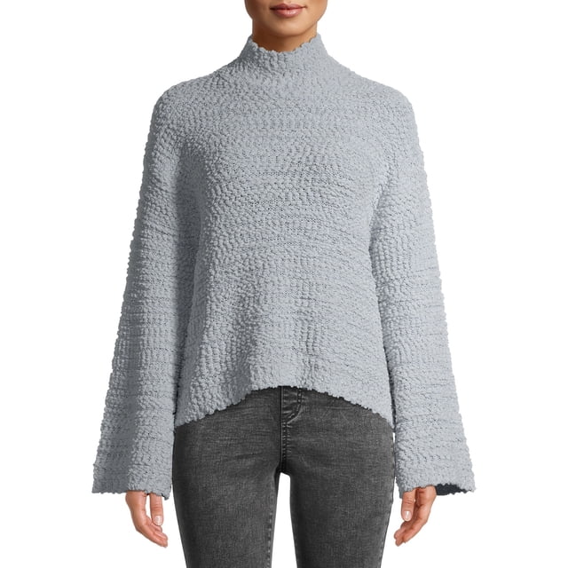 Dreamers by Debut Women's Lightweight Mock Neck Sweater - Walmart.com