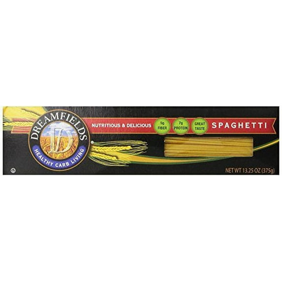 Dreamfields Pasta Healthy Carb Living, Spaghetti, High Fiber Protein ...