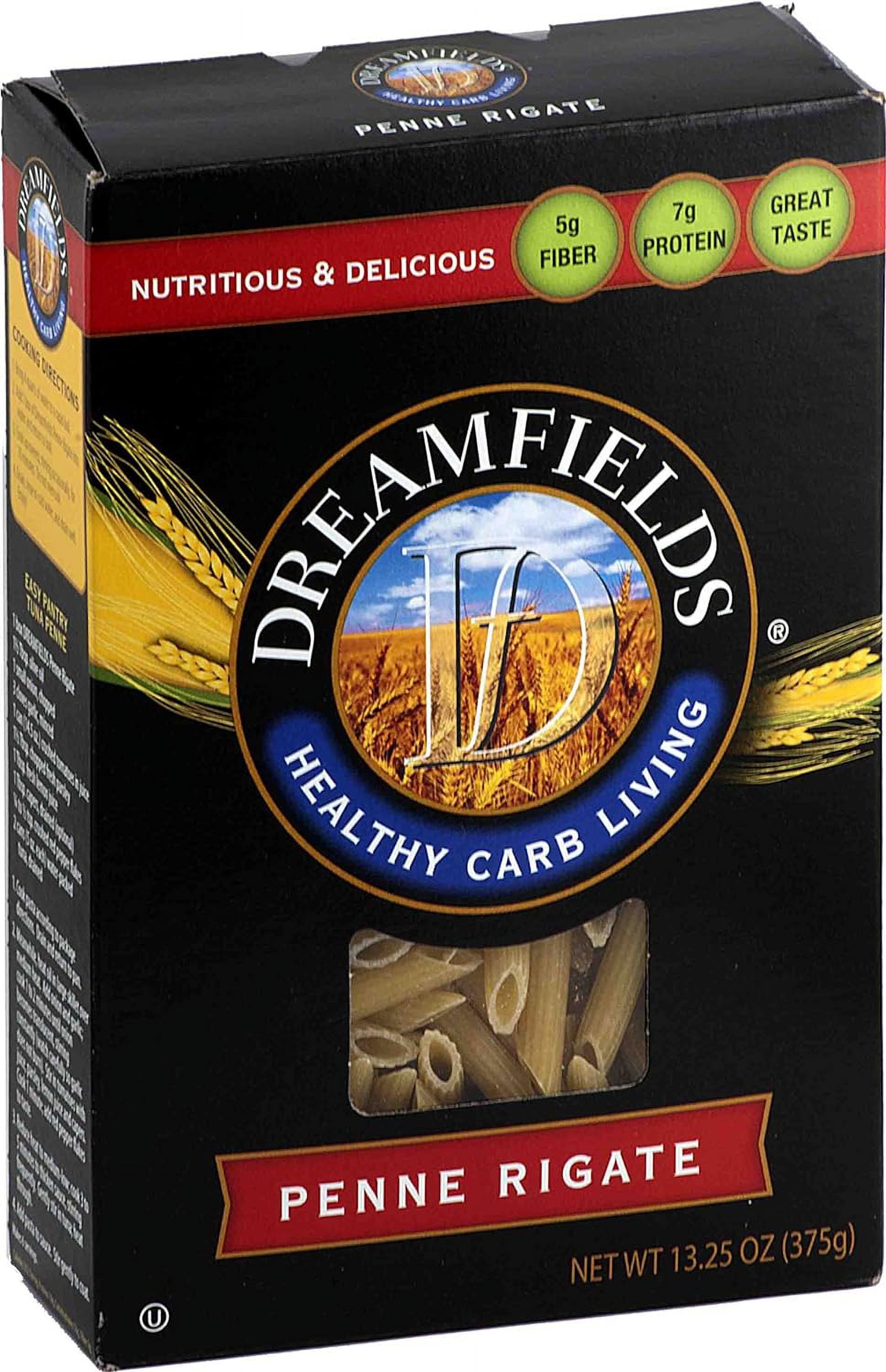 Dreamfields Pasta Penne Rigate, 13.25 Oz - Walmart.com
