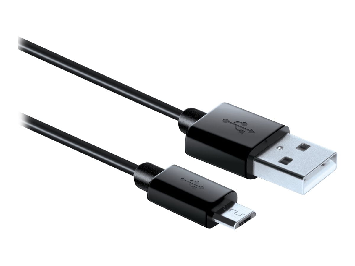Dreamgear Isound-6830 Micro USB Cable, 3' (1pk, Black) - Walmart.com