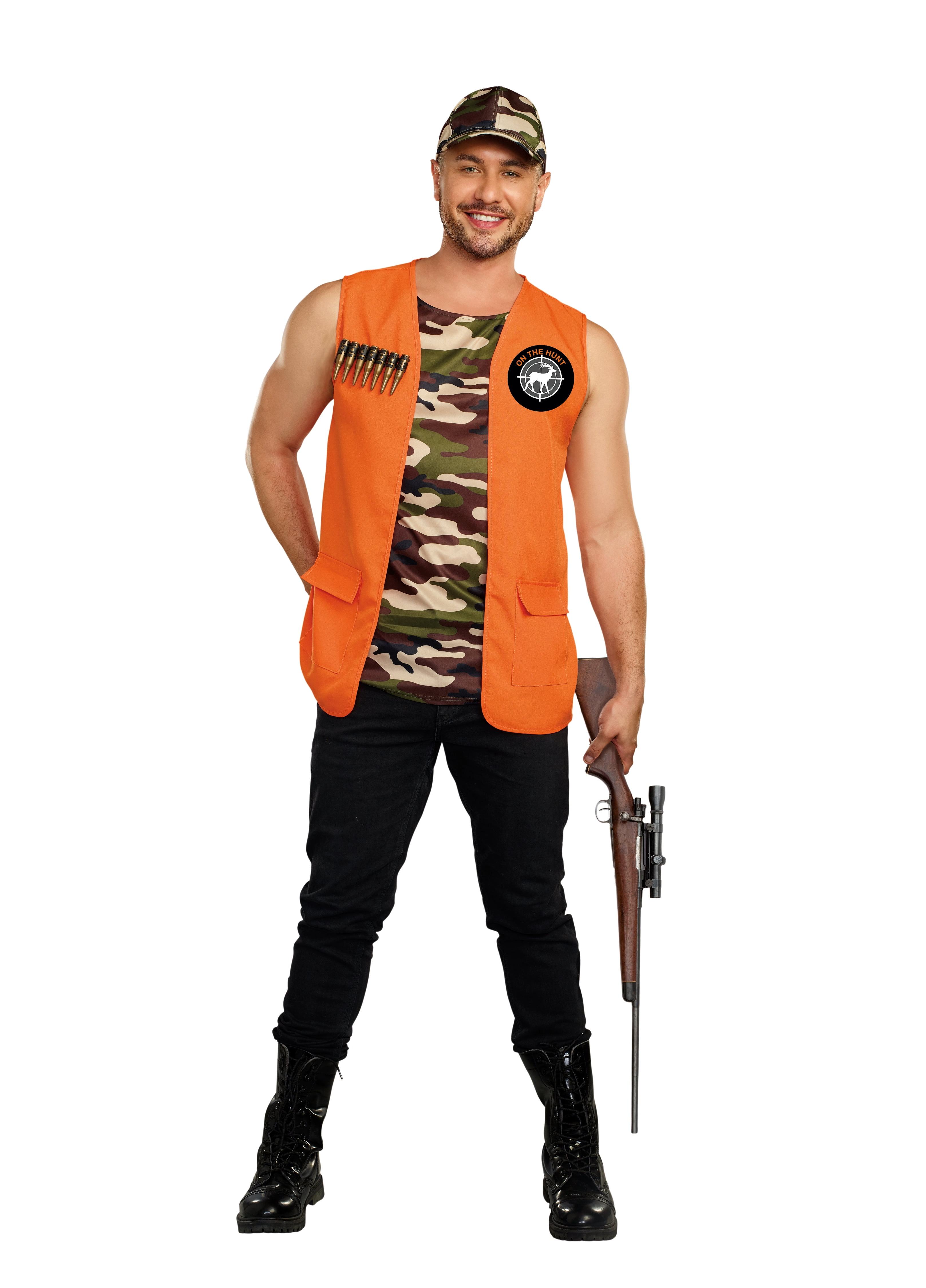 Dreamgirl Men's On the Hunt Camouflage Hunter Costume - Walmart.com