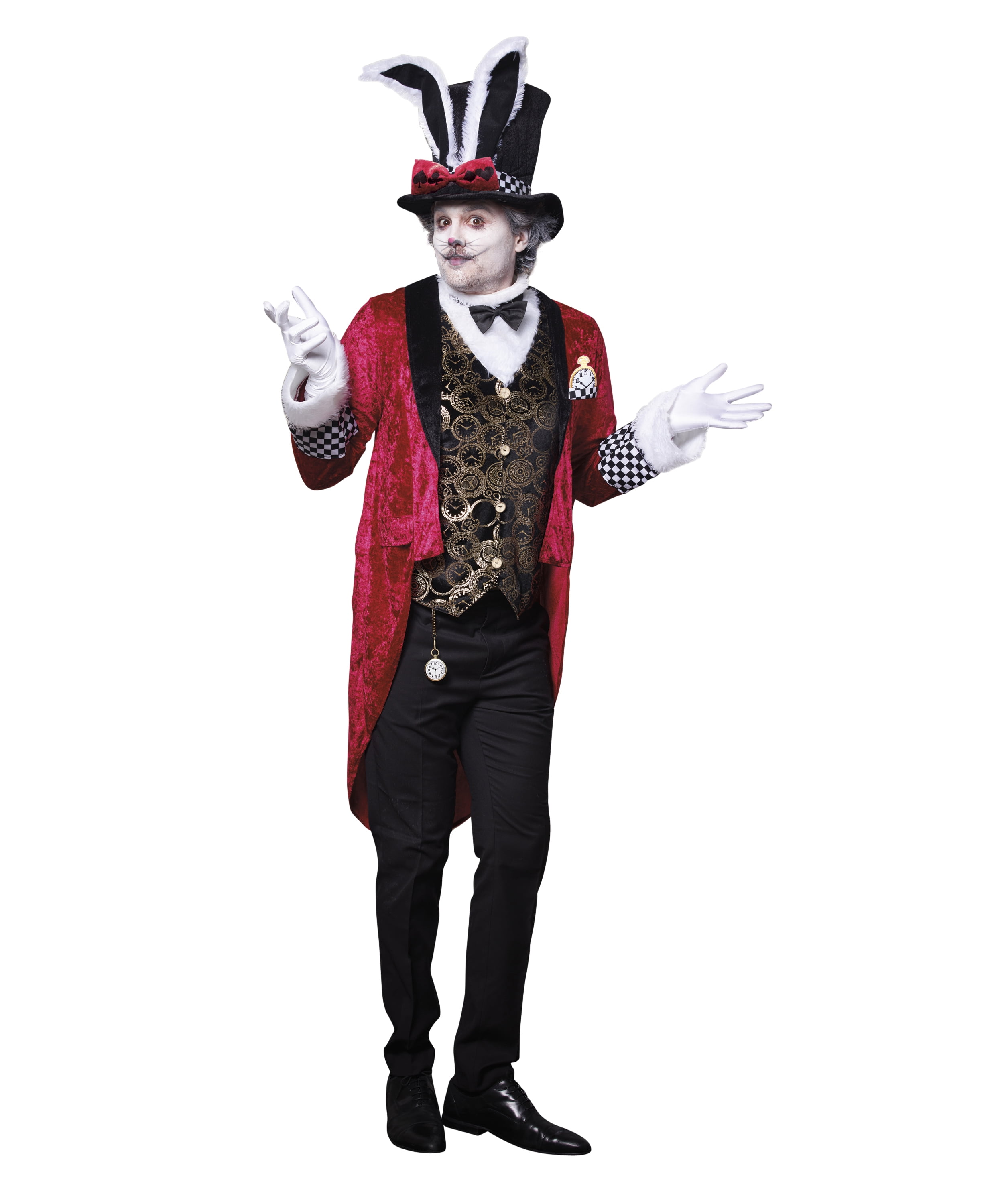 Dreamgirl Men's White Rabbit Costume Set - Walmart.com