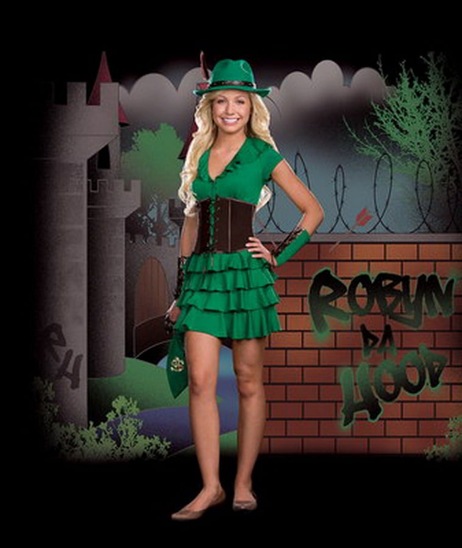 Dreamgirl RL6559JLG Teen Girl's Robyn Da Hood Costume - Walmart.com