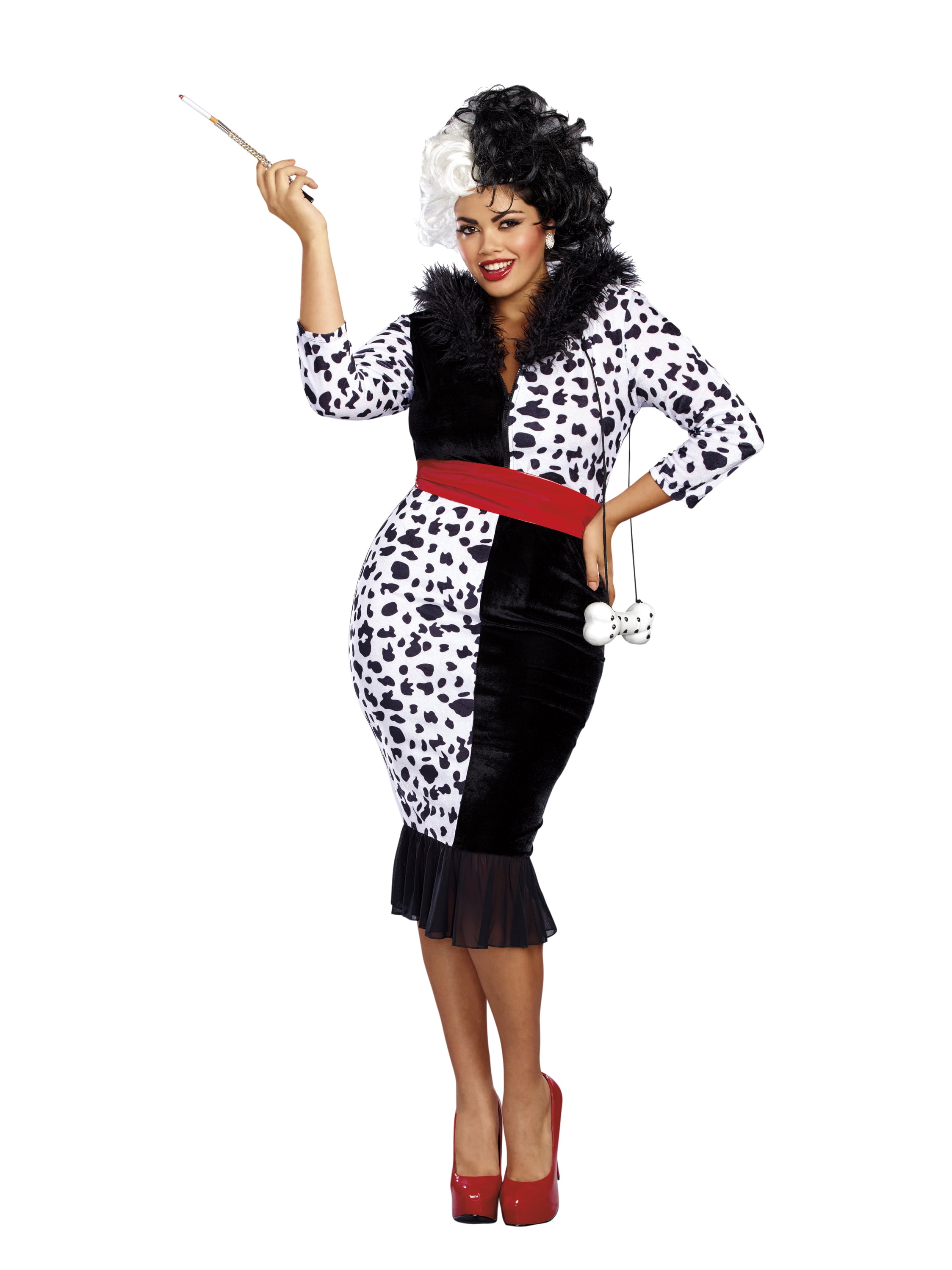 Dreamgirl Women's Plus-Size Dalmatian Diva Costume Set - Walmart.com