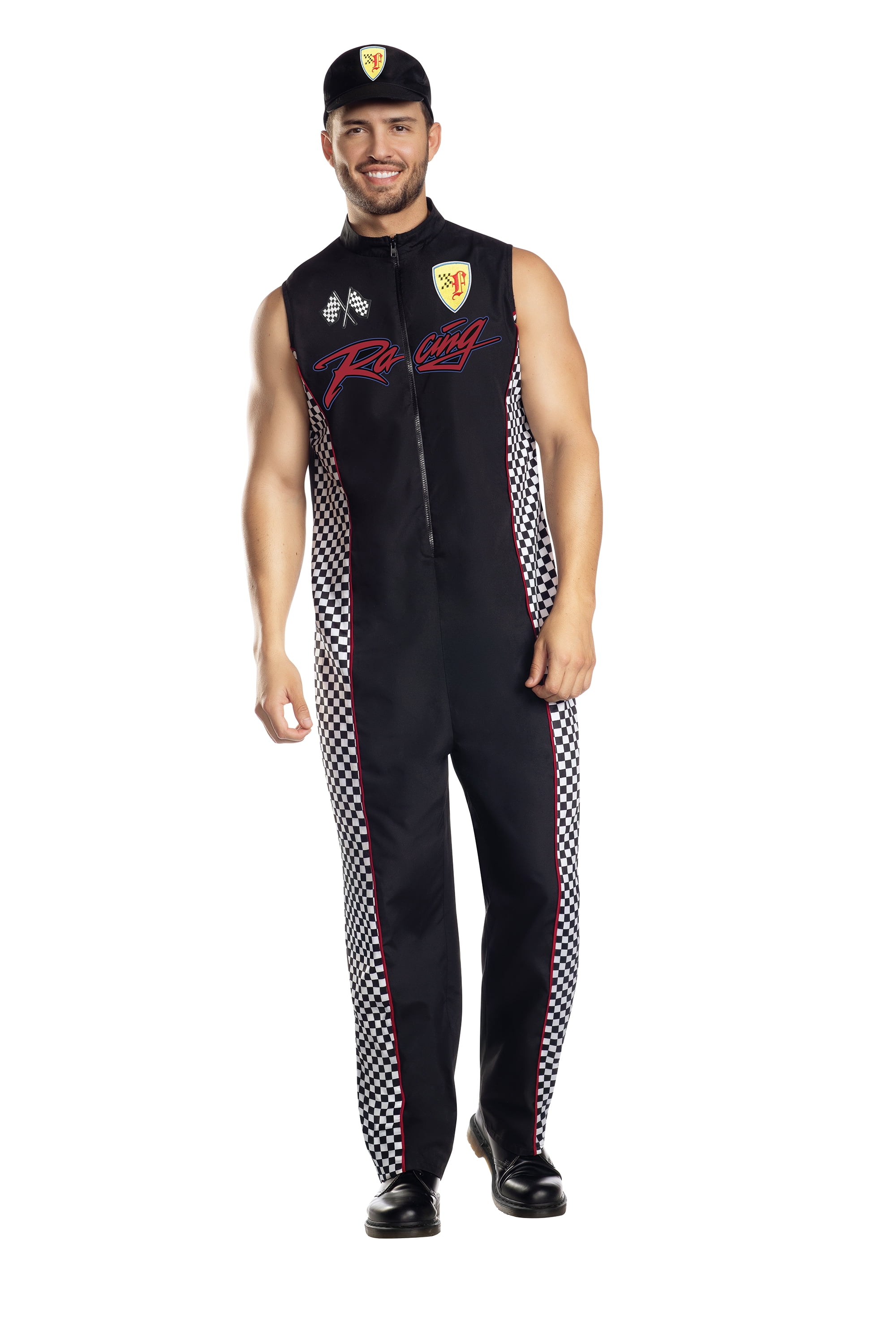 Dreamguy Formula Racer Jumpsuit Men’s Costume – Racing Driver Outfit ...