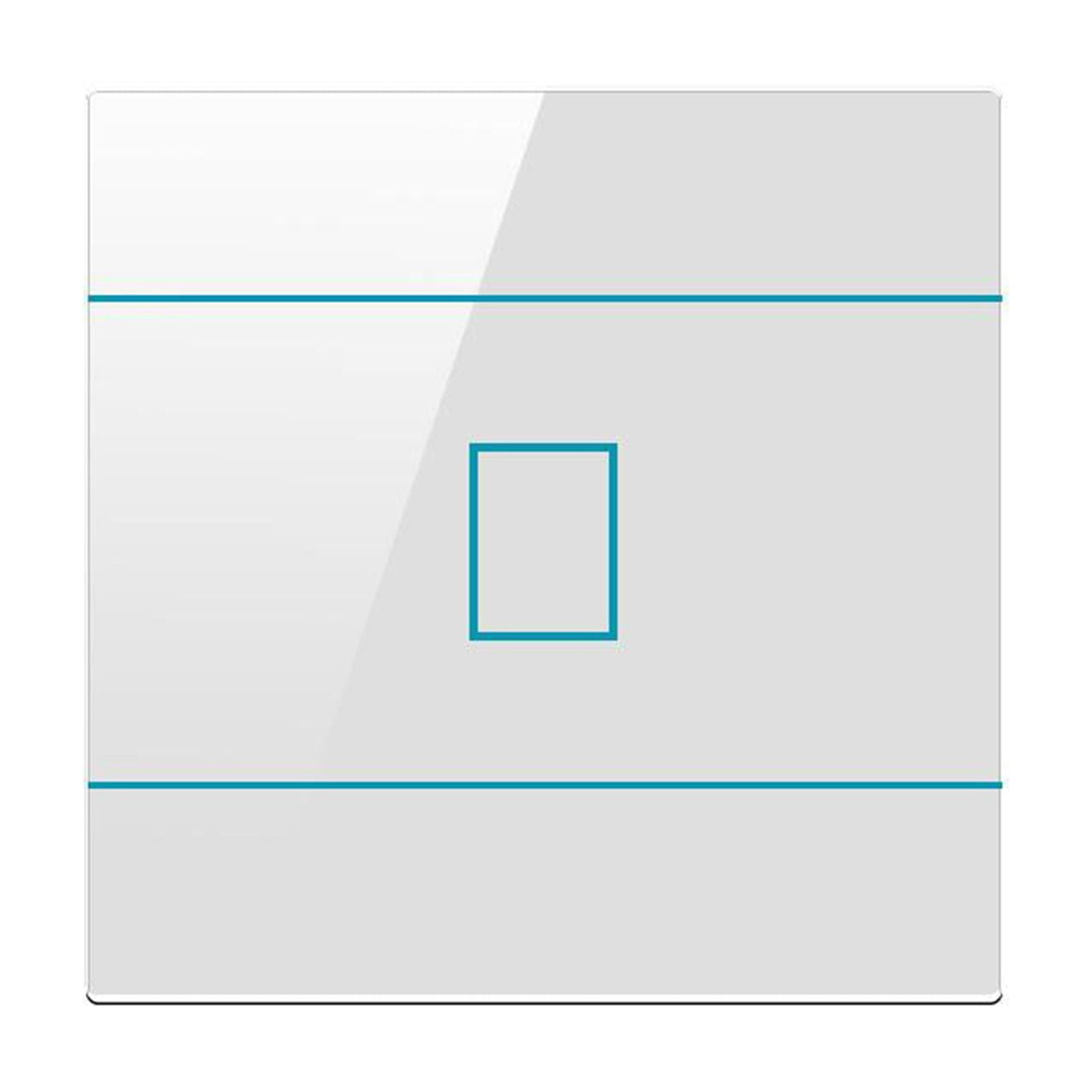 Dreamhall 1-Way Rf Remote Control Touch Switch 86-Type Single Live Wire ...