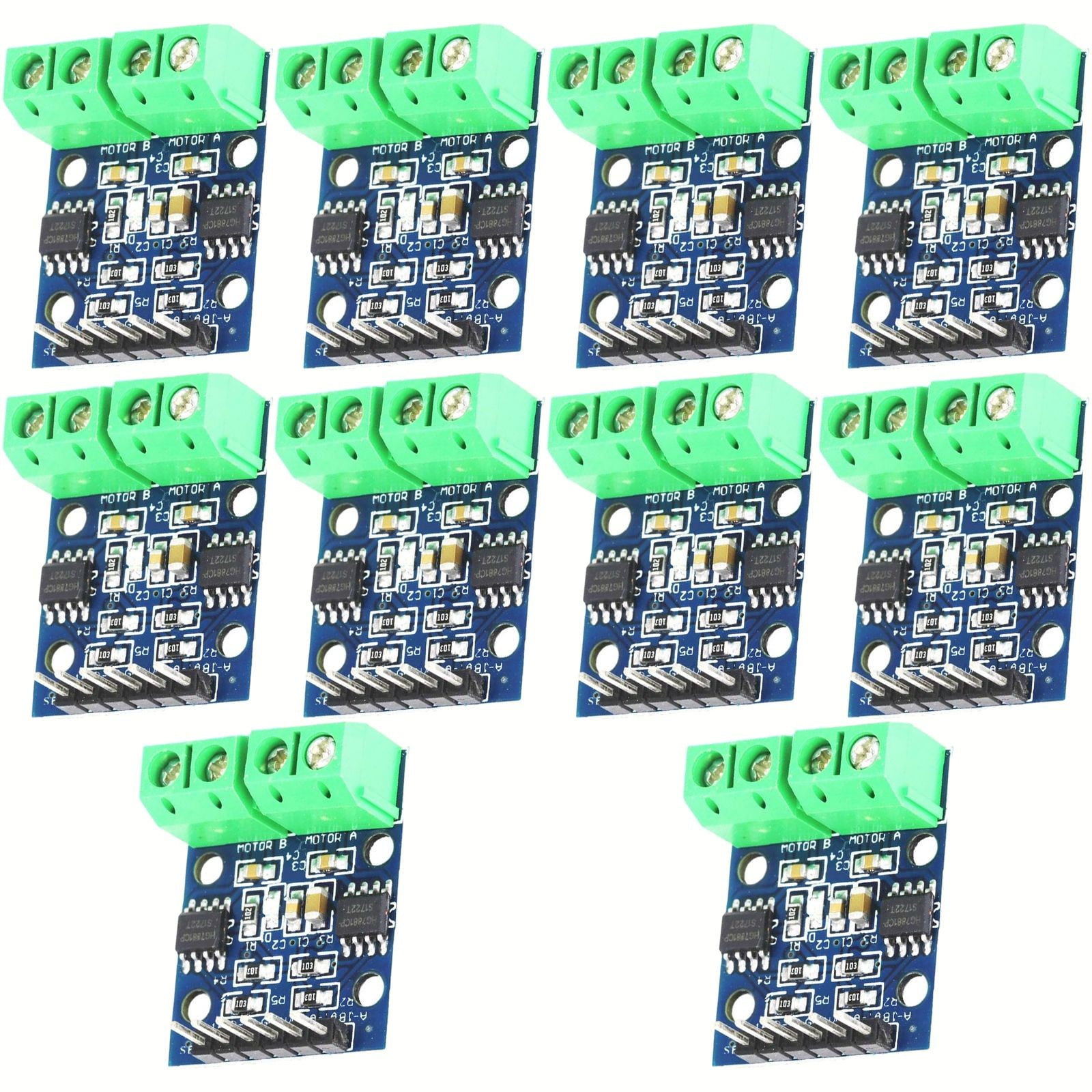 Dreamhall 10×Dual L9110S DC Motor Stepper Motor Driver Board H-Bridge ...