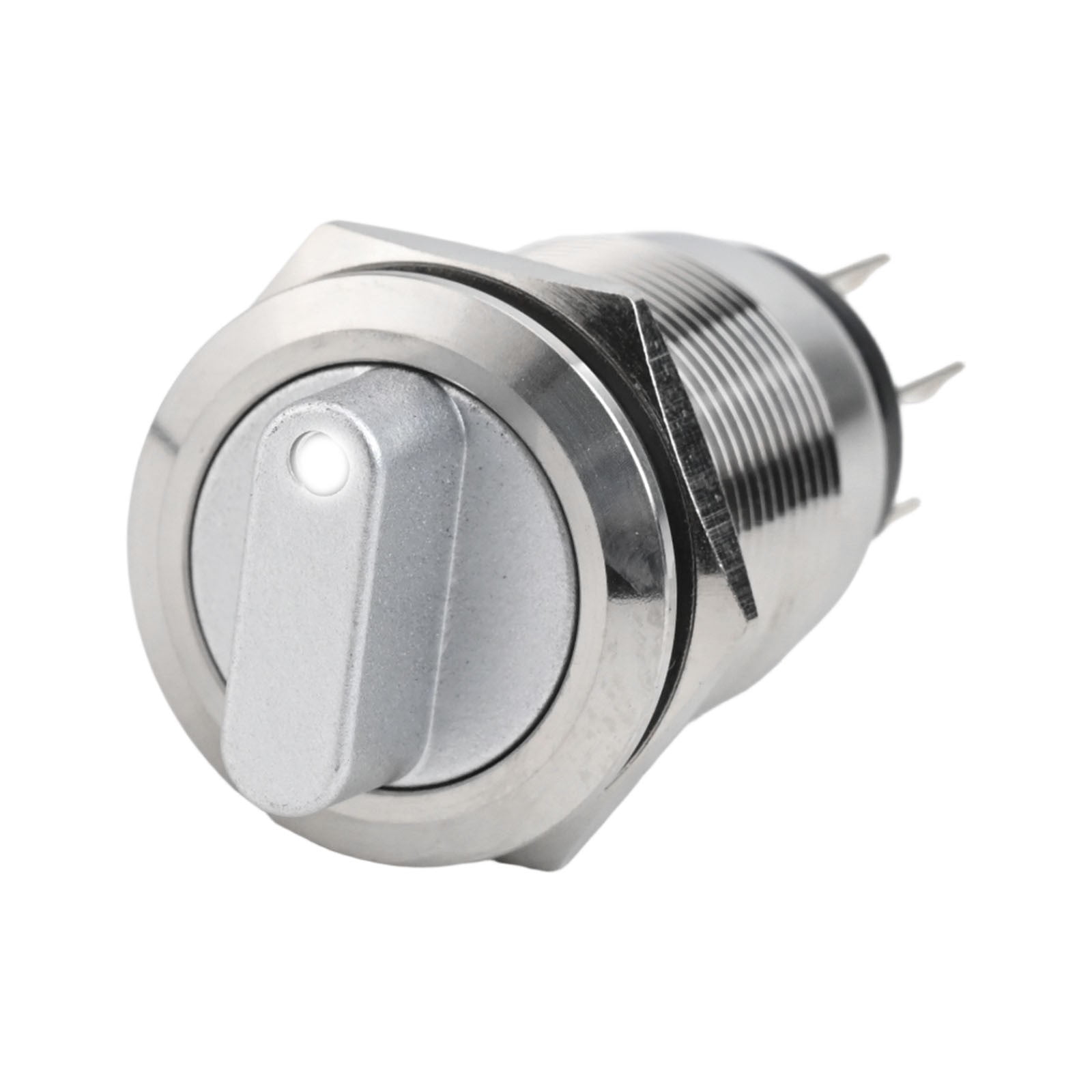 Dreamhall 19Mm Push Button Rotary Switch 3 Positions 2No2Nc 12-24V ...