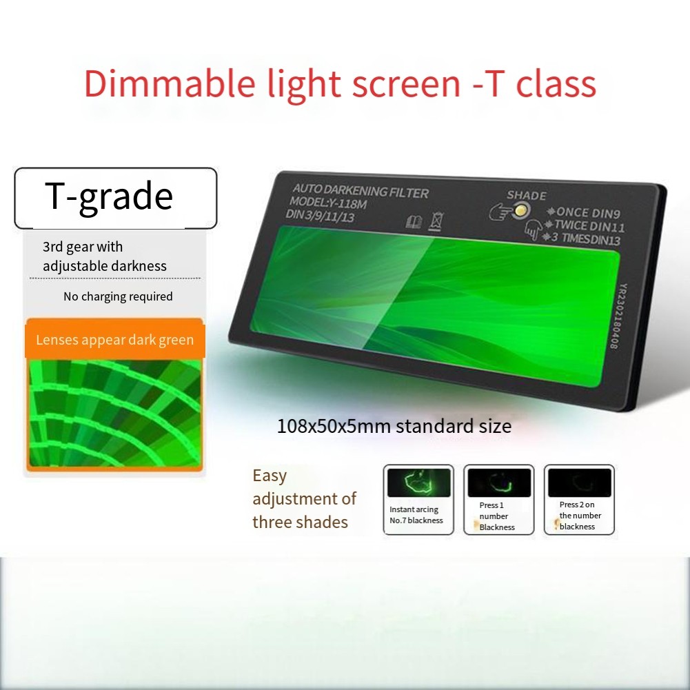 Dreamhall 1Pc T-Class Lcd Photosensitive Lens 108*50*5Mm Automatic ...