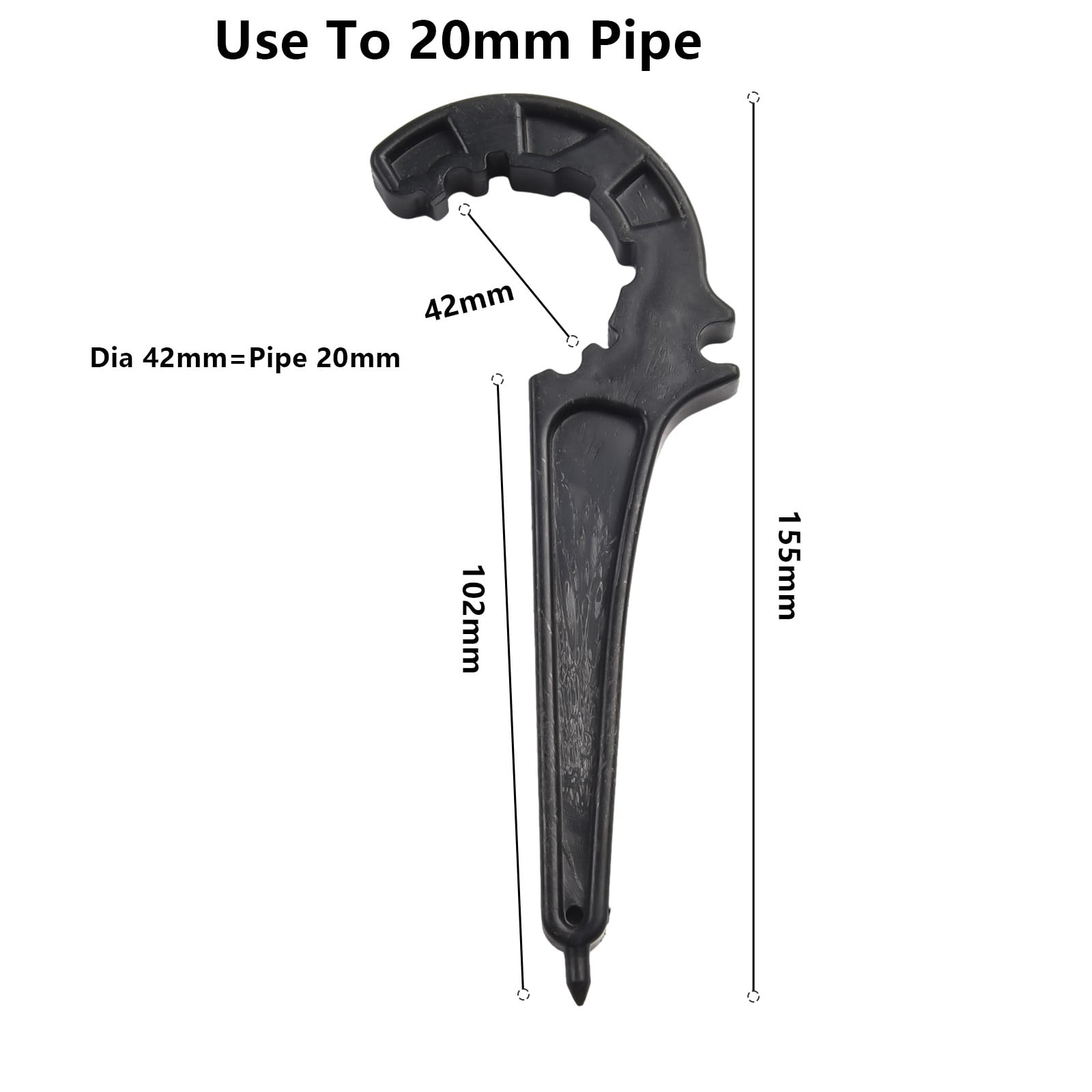 Dreamhall 1Pcs Pe Fast Connecting Pipe Fittings Special Wrench for Lock ...