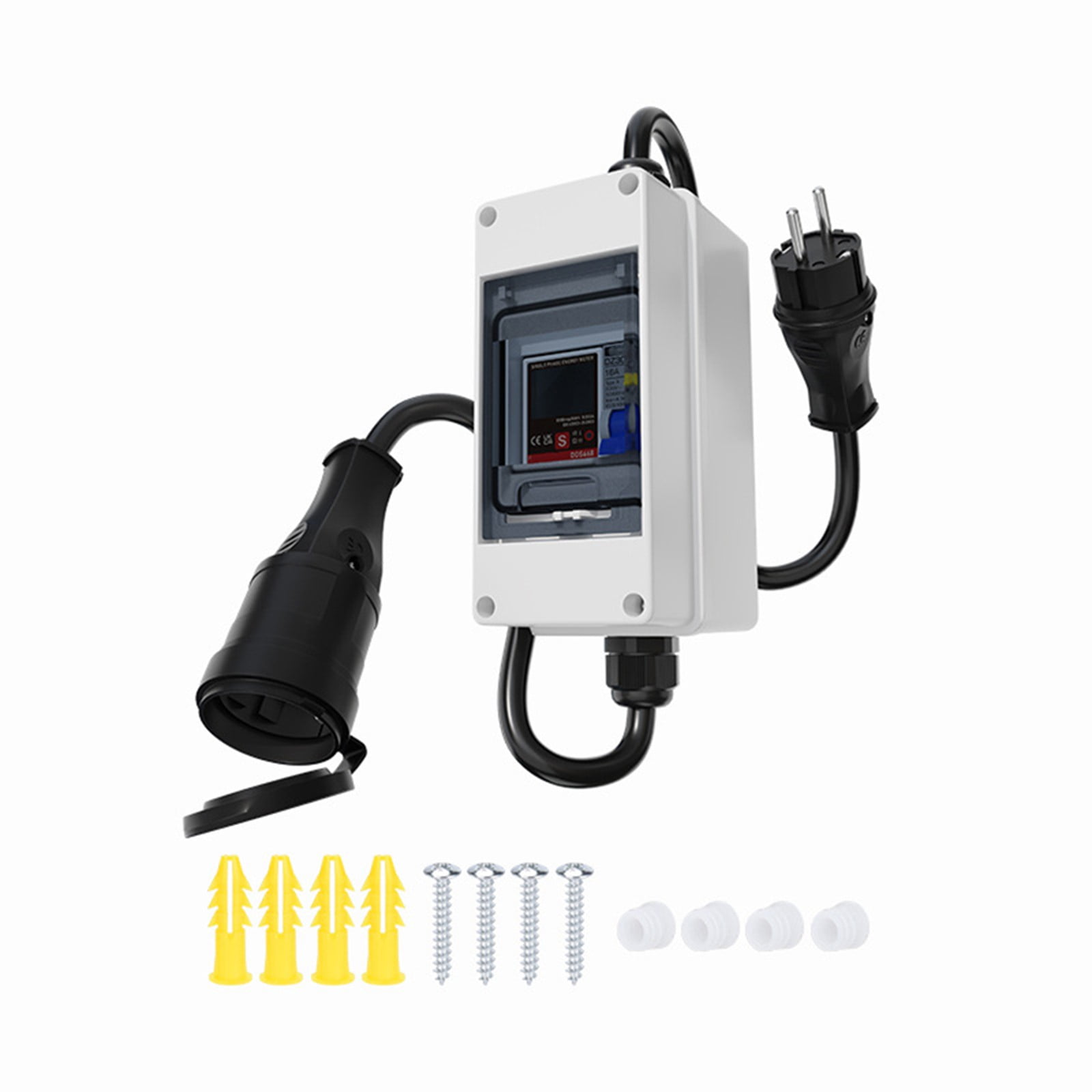 Dreamhall 230V80A Mobile Digital Electricity Meter for Socket with Fi ...