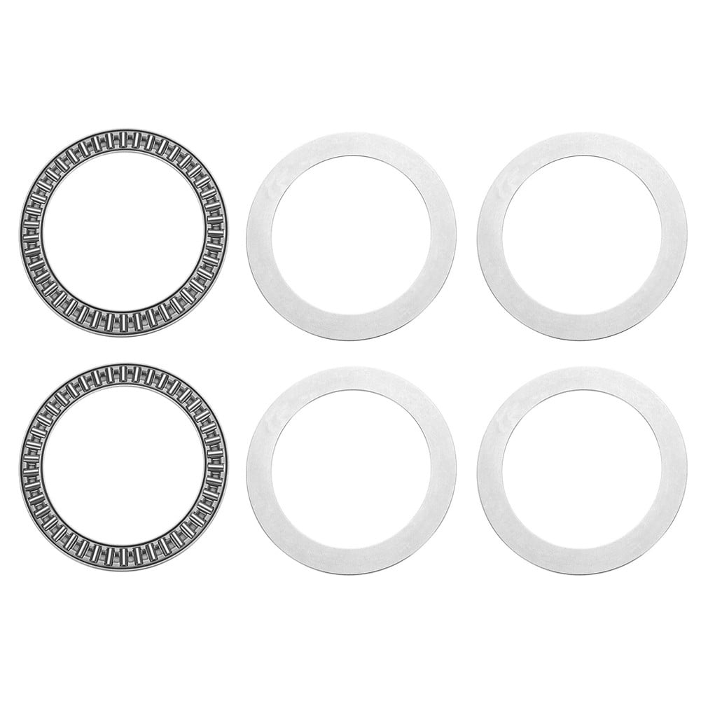 Dreamhall 2Pcs Axk75100 Thrust Needle Roller Bearing with As75100 ...
