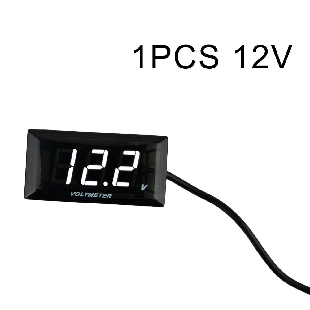 Dreamhall Dc 12V Led Digital Monitor Volt Meter Display Battery Gauge ...