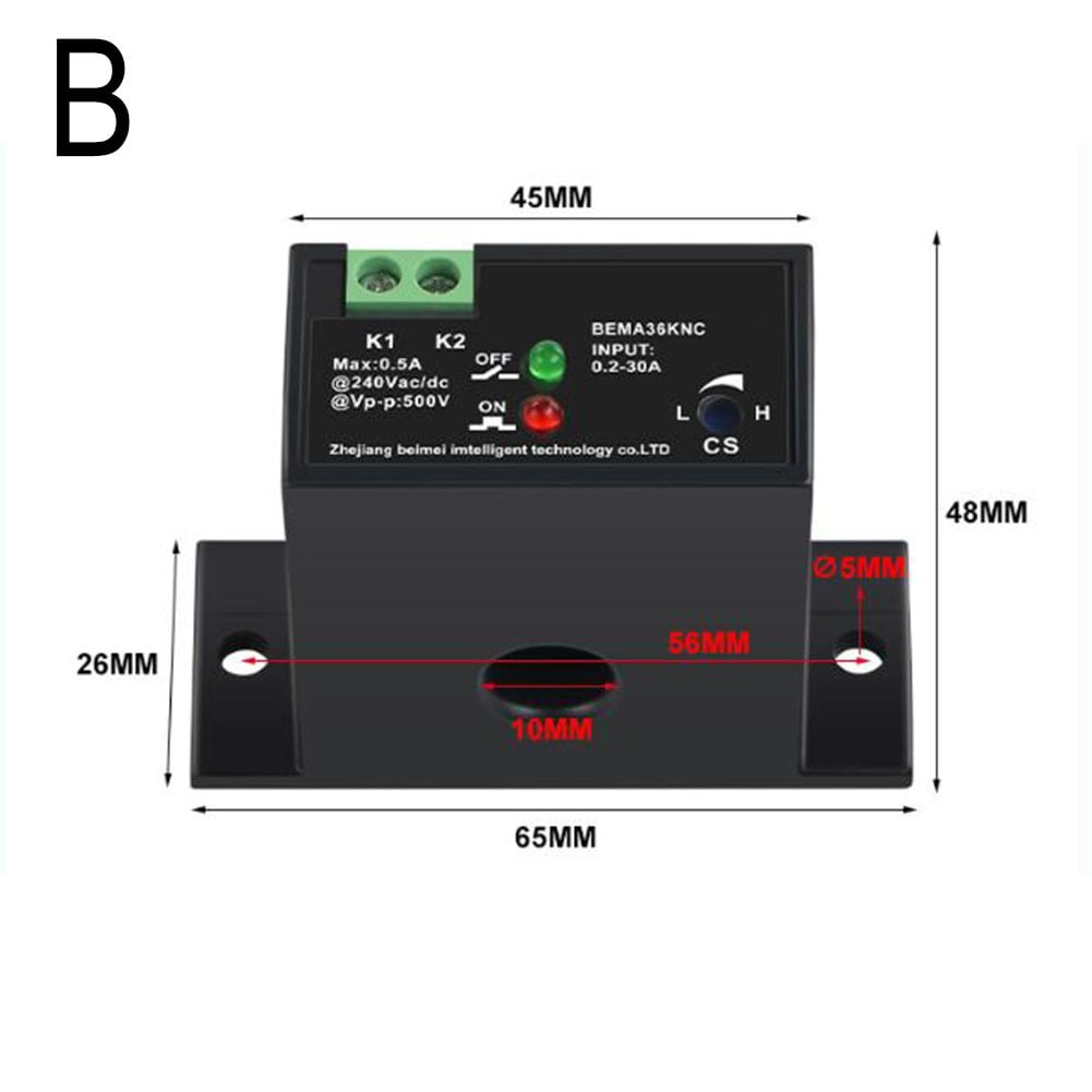 Dreamhall Flameproof Adjustable Ac Current Sensing Switch Self-Powered ...