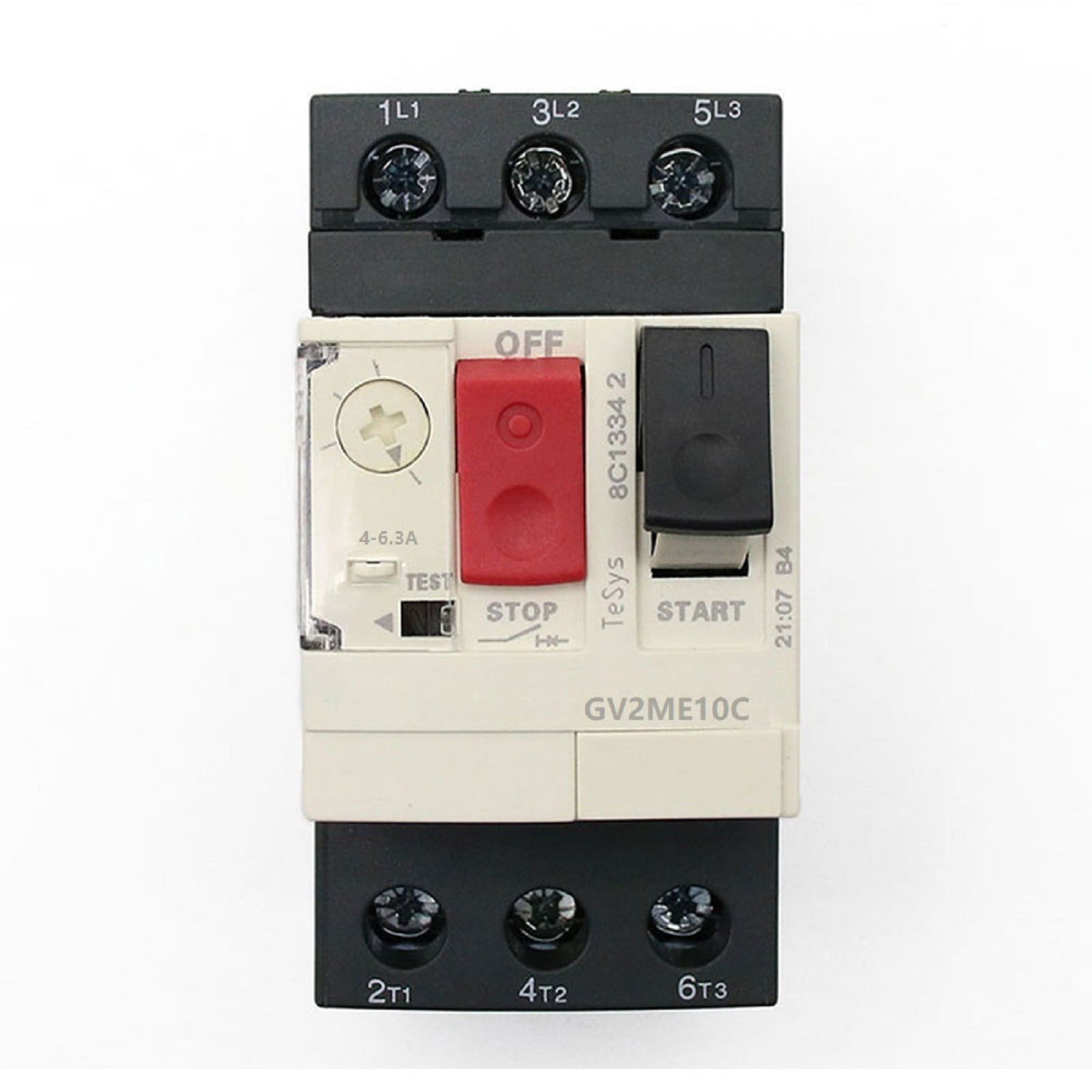 Dreamhall Gv2-Me08C 4~6.3A Motor Starter Protection Switch Overload Short Circuit Protect ...