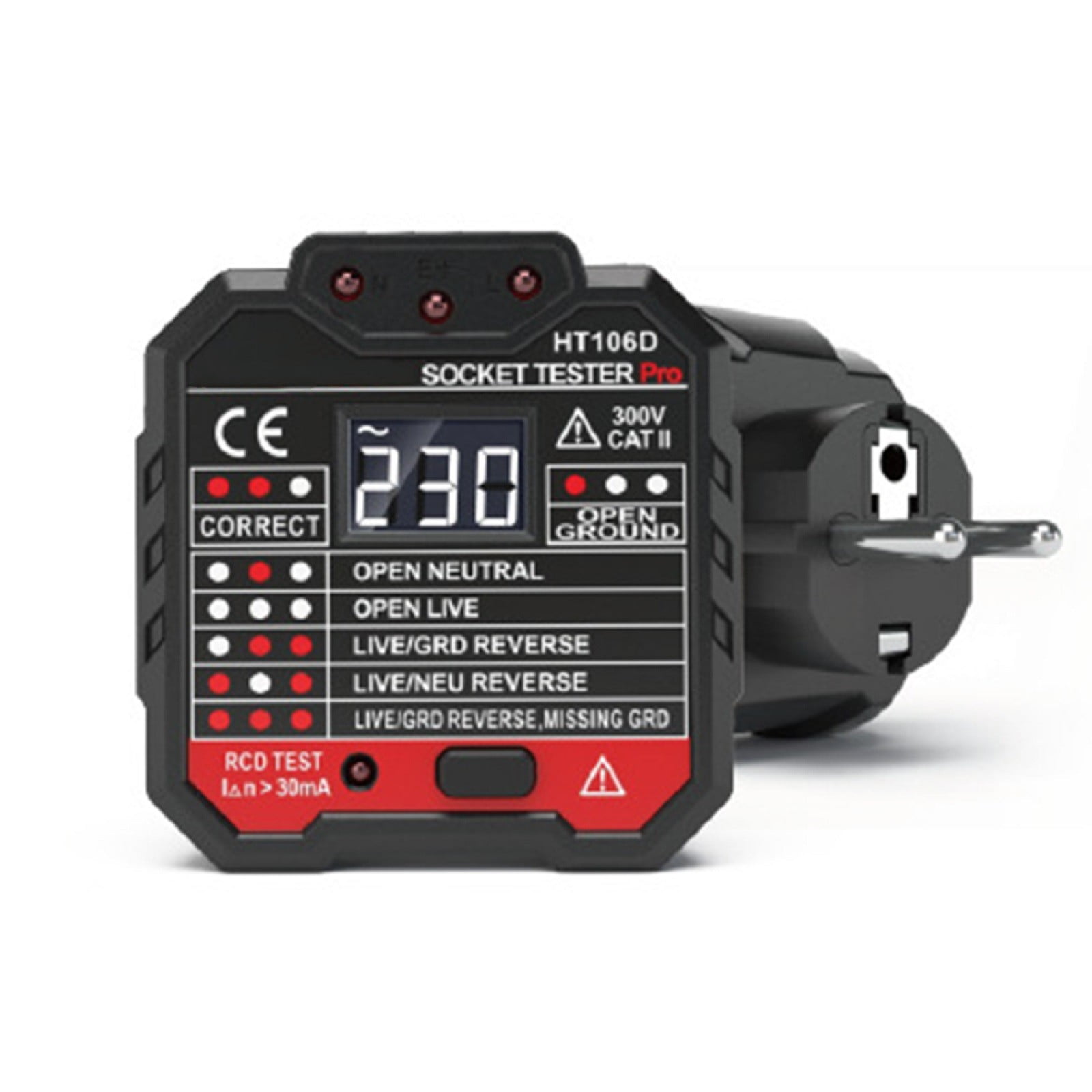 Dreamhall Ht106D Digital Socket Tester Power Polarity Detector Phase ...