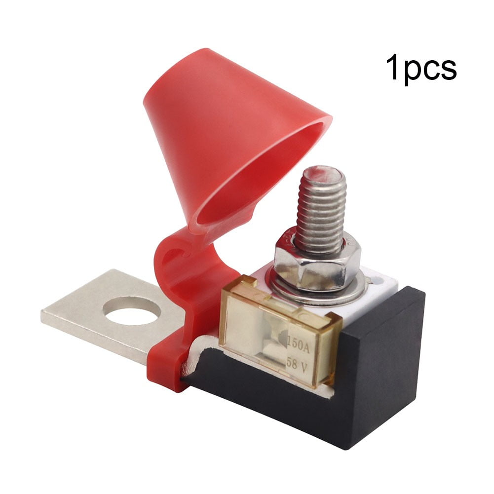 Dreamhall Kit Fuse Holder 100A 150A 200A 250A 300A 58V 6X2X4.7Cm for Car Marine Boat M8 X1.25 ...