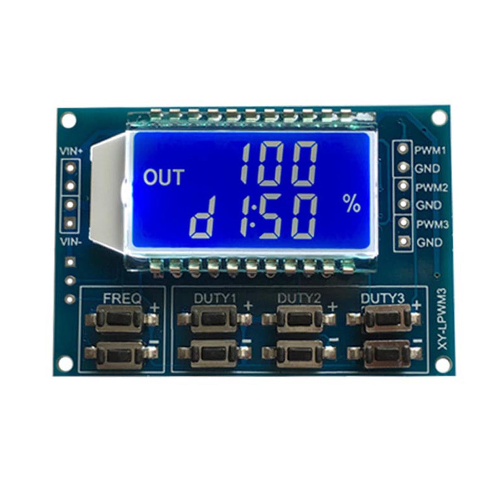 Dreamhall Lcd 3-Way Pwm Module 1Hz~150Khz Adjustable Rectangular Wave ...