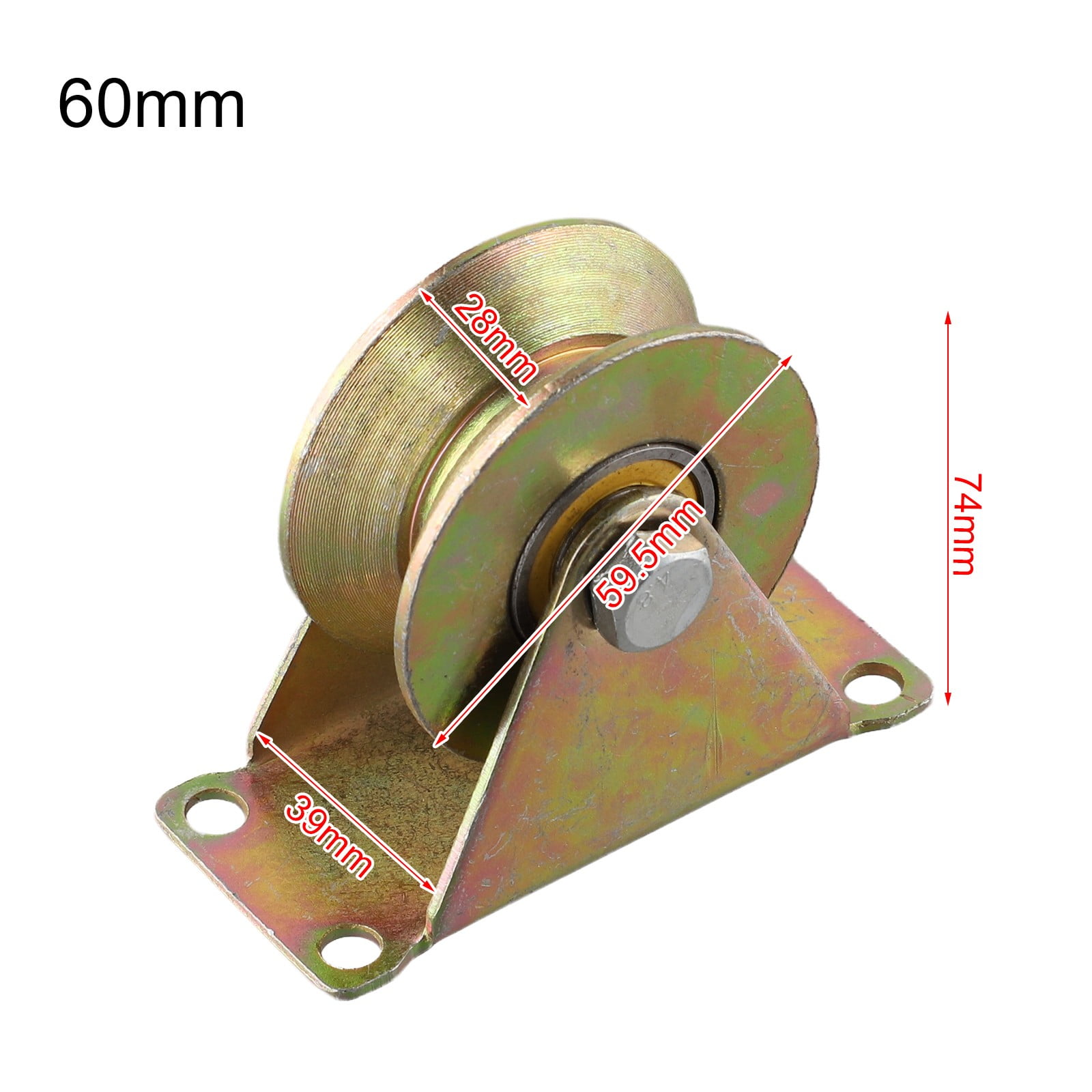 Dreamhall Track Pulley V Type Steel Cable Pulley for Ropes 1-8Mm Cable ...