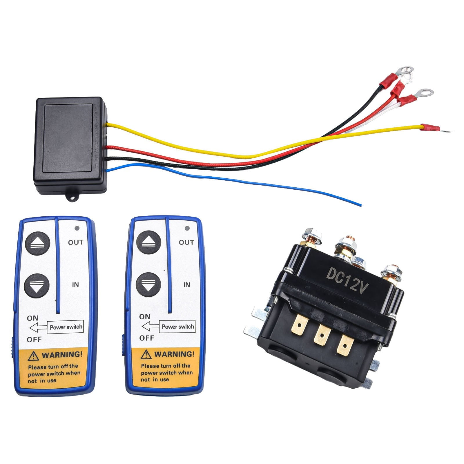 Dreamhall Wireless Remote Control Solenoid for 12V Winch 250A Contactor ...