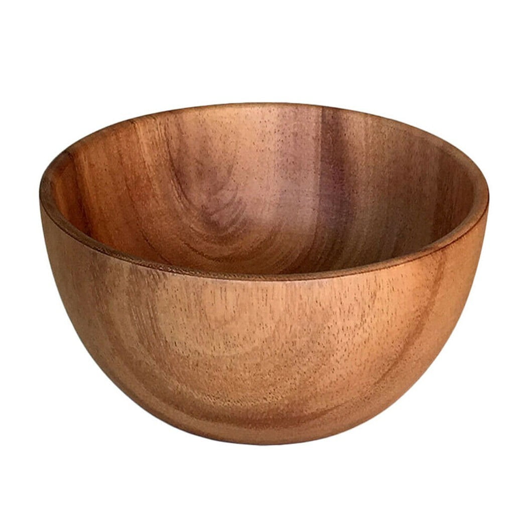 Dreamhall Wooden Salad Bowl Serving Cooking Kitchen Bowls Cutlery Basin ...