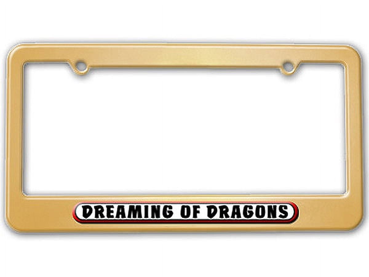 Dreaming of Dragons License Plate Frame - Walmart.com