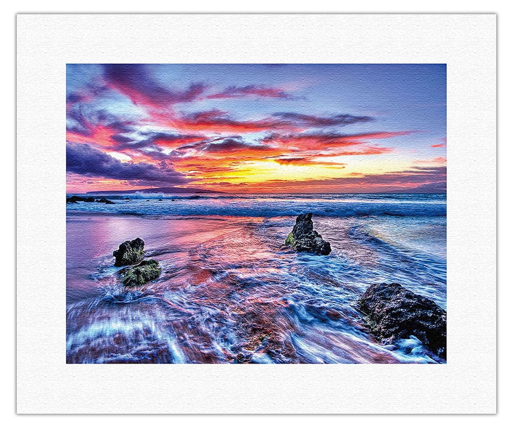 Dreaming of Hawaii - Hawaiian Sunset - From an Original Color Photograph by Randy Jay Braun ...