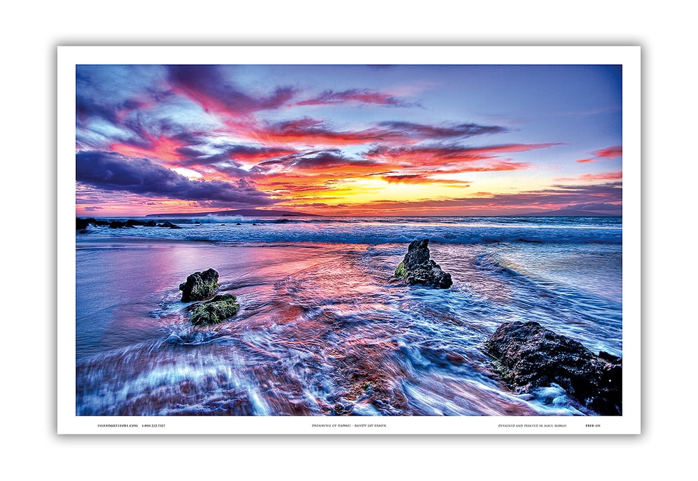 Dreaming of Hawaii - Hawaiian Sunset - From an Original Color ...