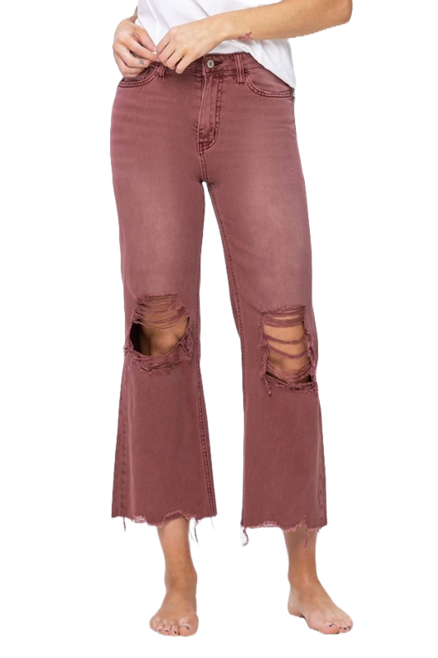 Dreamkue - Vervet By Flying Monkey Women's 90's Vintage High Rise Crop ...