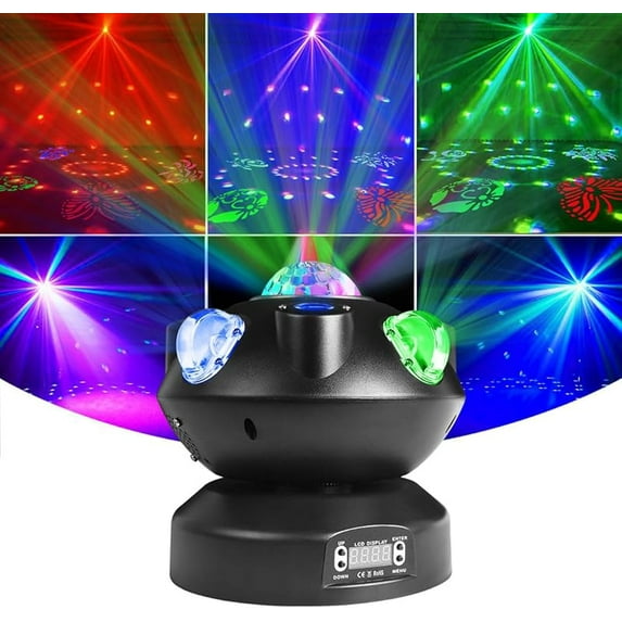 Dreamland Moving Head DJ Lights, LED RGBW Rotation Disco Light, Stage ...