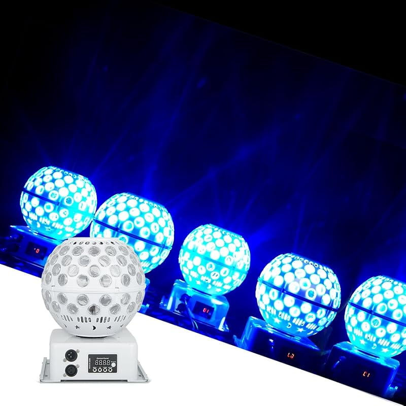 Dreamland Moving Head DJ Lights, LED RGBW Rotation Disco Light, Stage ...