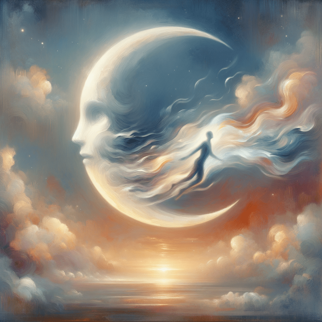 Dreamlike Surreal Moon Art in Luminary Fantasy Toy Educational Game ...