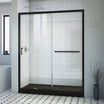 Infinity-Z 36 Inch D x 48 Inch W x 76-3/4 Inch H Clear Sliding Shower ...