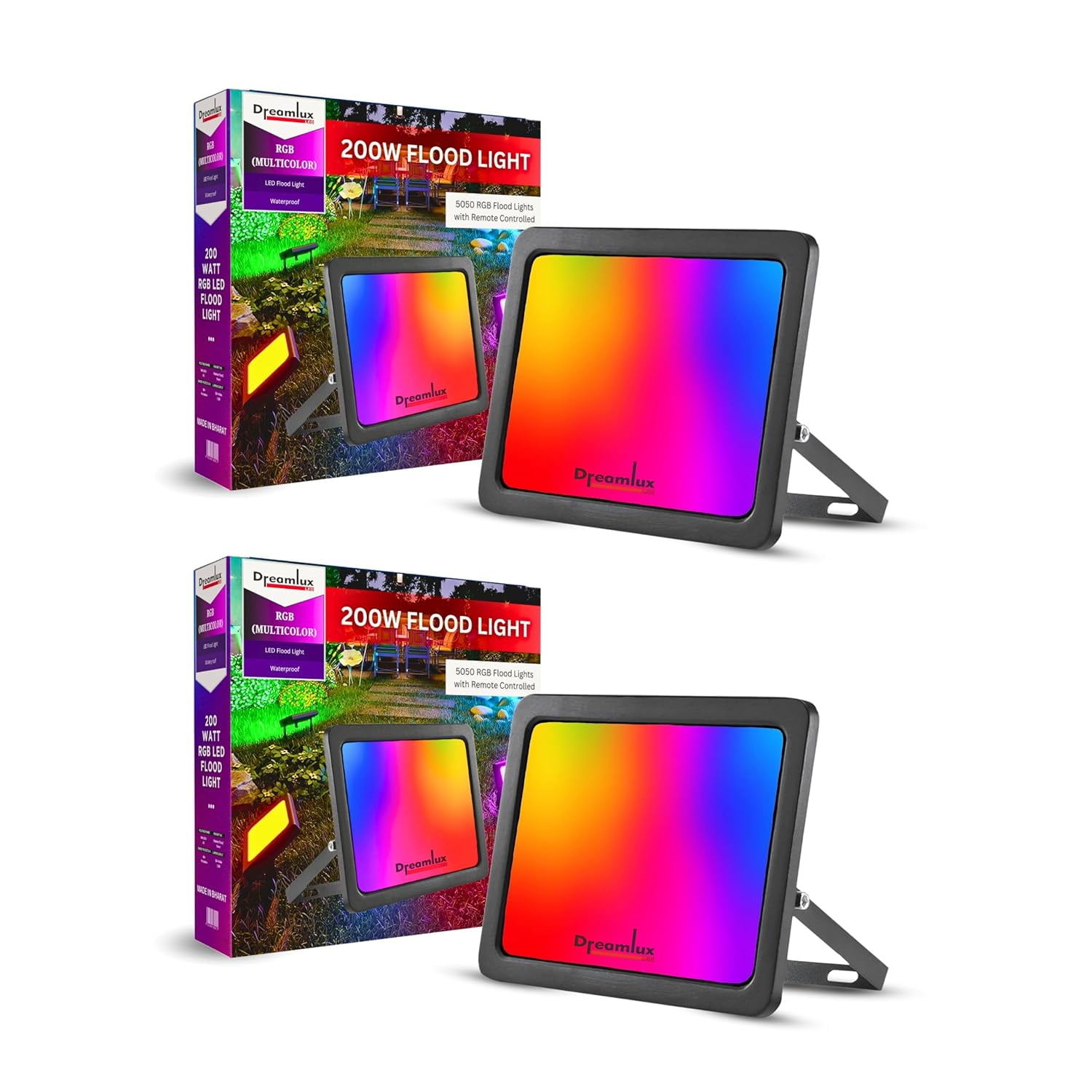 Dreamlux Best 200W 5050 RGB Light Outdoor Down Chock LED Flood Decorative Lamp for Home Garden ...